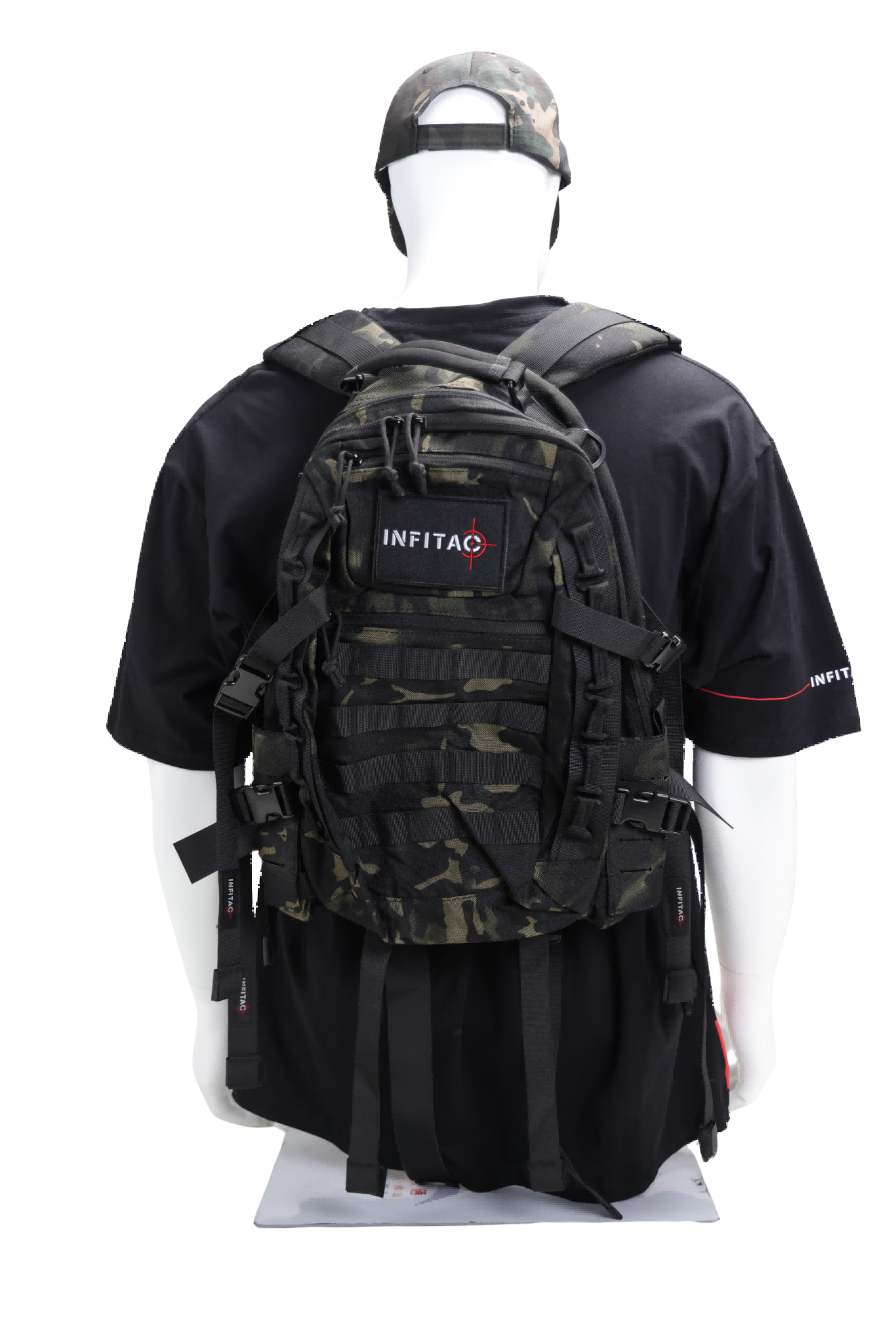 Infitac Travel & Outdoor Backpack | Heavy-Duty 900D Nylon