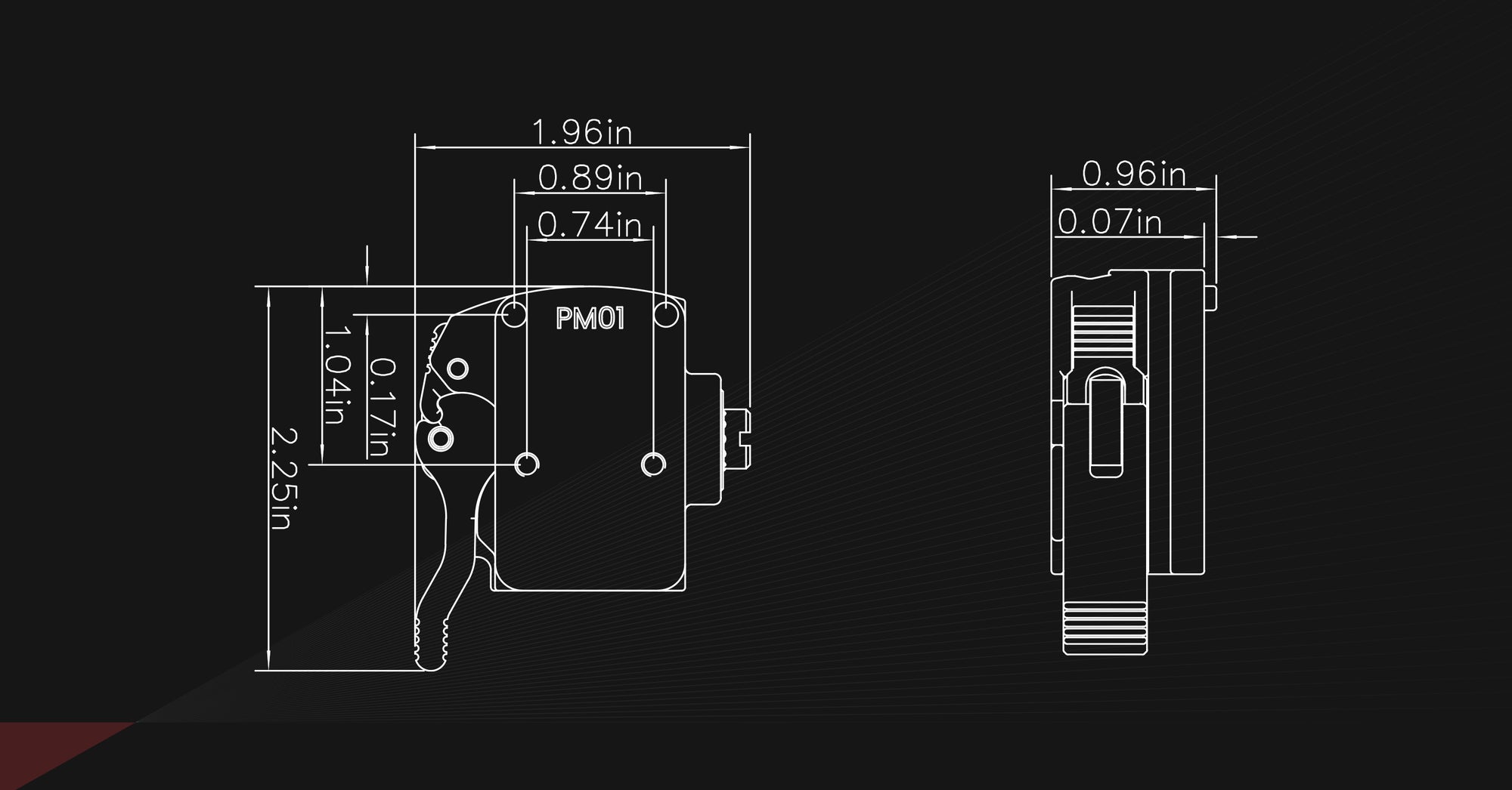 Picatinny Rail to RMR Mount PM01 | Tactical Gear