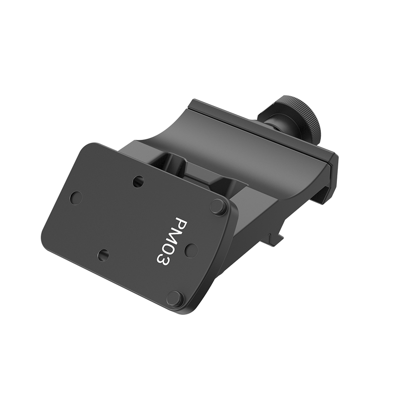 PM03 45°Offset Picatinny Rail to RMR Mount | Picatinny Rail Attachment